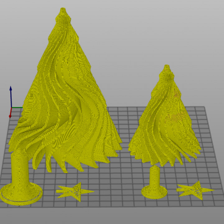 3D Printable Contemporary desk tree (three tier) by Jack Richardson