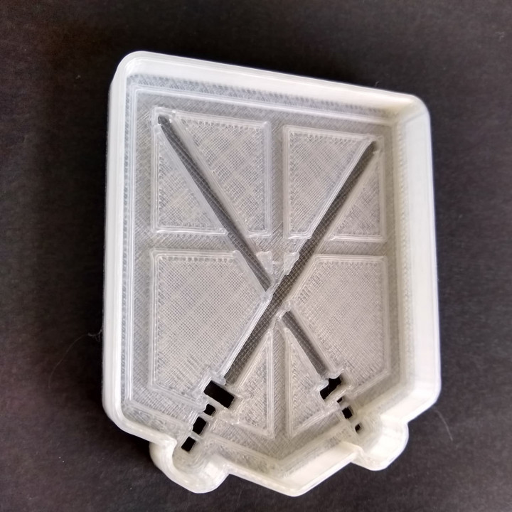 3D Printable Attack On Titan Trainee Corps Cookie Cutter by Oscar Rojas