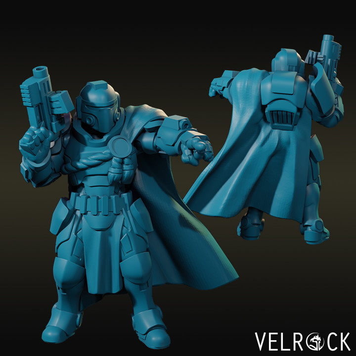 3D Printable Tempest Marine Basic Unit (Riflemen, Pistoleers, and ...