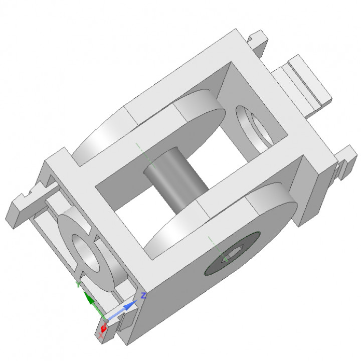 3D Printable Flexible Hinge Pivot Joint Connector For V-Slot Profile ...