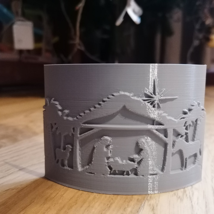 3D Printable Christmas lithograph by Bole Romero