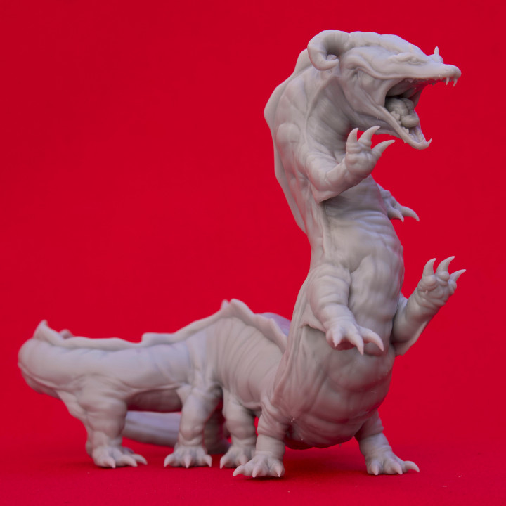 3D Printable Behir - Tabletop Miniature (Pre-Supported) by Yasashii ...