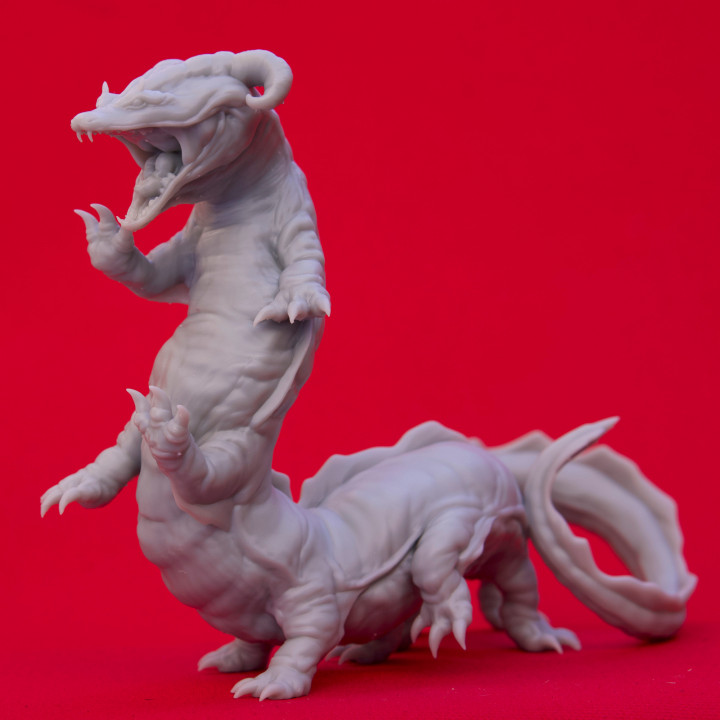 3D Printable Behir - Tabletop Miniature (Pre-Supported) by Yasashii ...