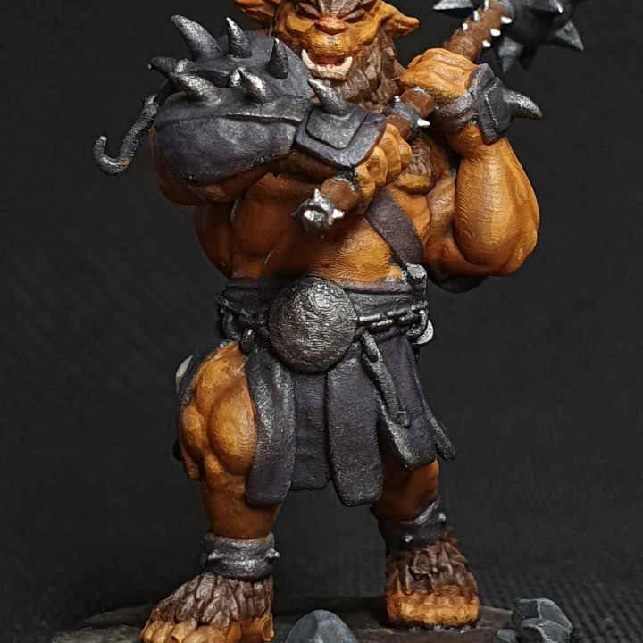 3D Print of Bugbear - Tabletop Miniature (Pre-Supported) by tcdeg
