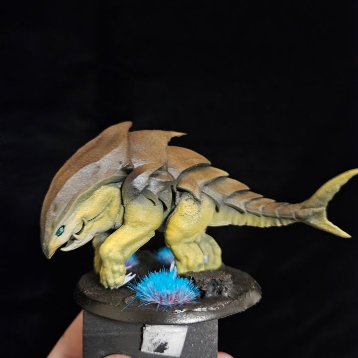 3D Print of Bulette - Tabletop Miniature (Pre-Supported) by DrCandykane