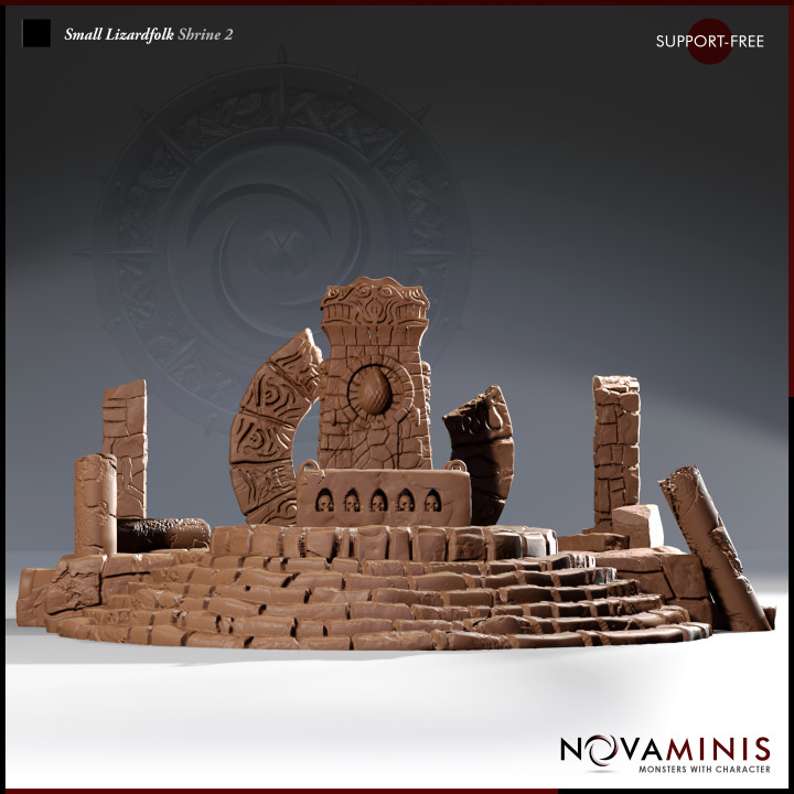 3D Printable The Ruins of Evermist: Lizardfolk Ceremonial Party by ...