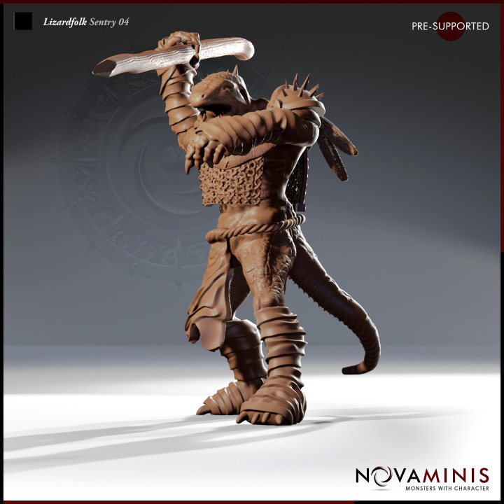 3D Printable The Ruins of Evermist: Lizardfolk Ceremonial Party by ...