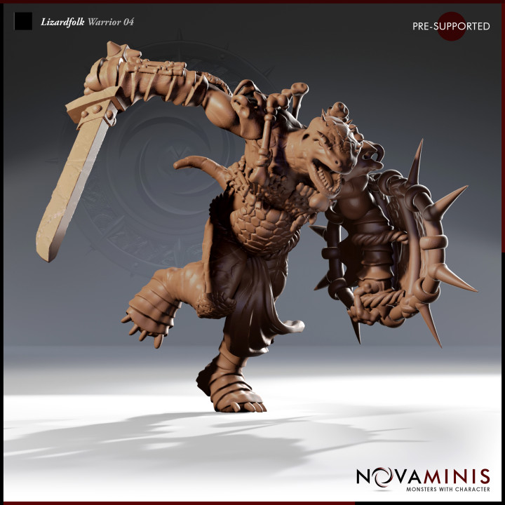 3D Printable The Ruins of Evermist: Lizardfolk Ceremonial Party by ...