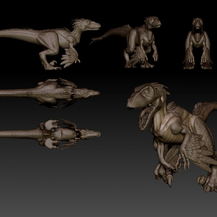 3D Printable Utah Rapotor by Bad Tentacles Studios