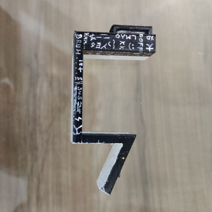 3D Printable PS4 remote holder/wall mount by Shaurya Khosla