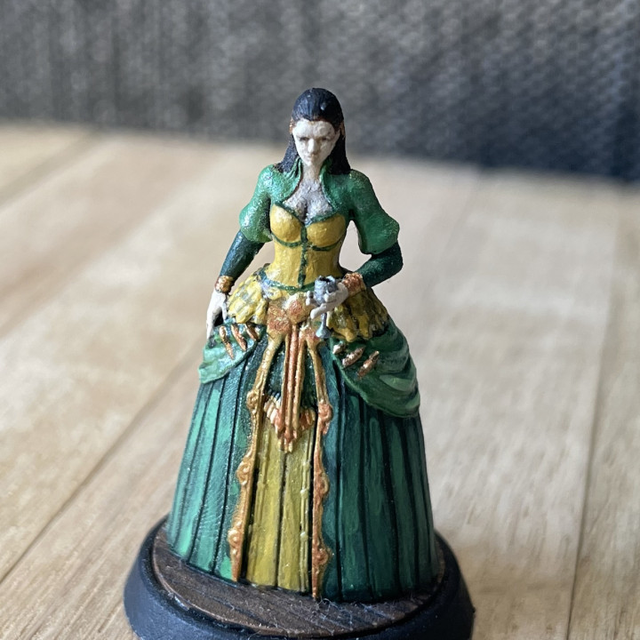 3D Print of Vampire Lady / Victorian Female Undead by henrikhegh