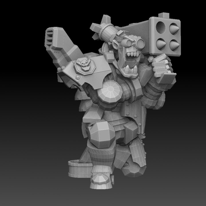 3D Printable Ork Astroknight Megapack by Sharedog Miniatures