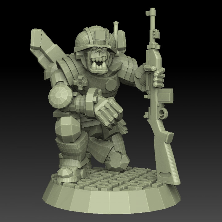 3D Printable Ork Astroknight Megapack by Sharedog Miniatures