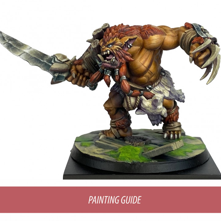 3D Printable Zhurk, the Bugbear Chief by Bite the Bullet