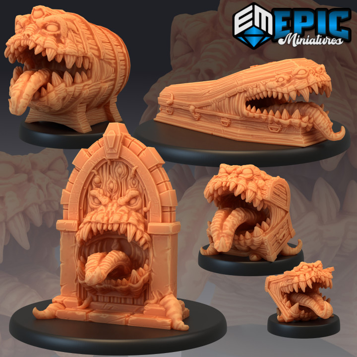 3D Printable Mimic Set / Disguise Monster / Classic Collection by Epic ...