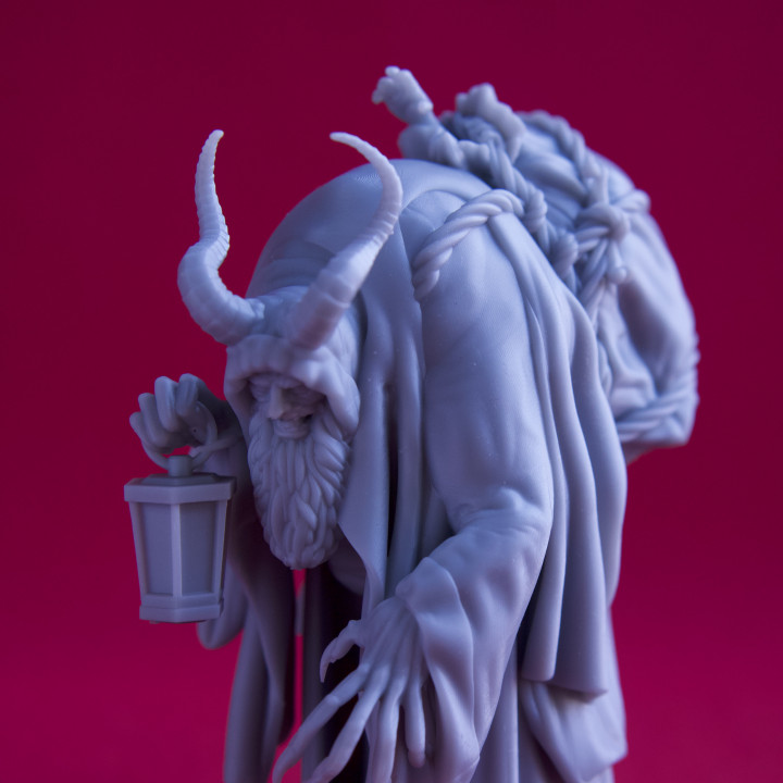3D Printable Krampus - Tabletop Miniature (Pre-Supported) by YKS Miniatures