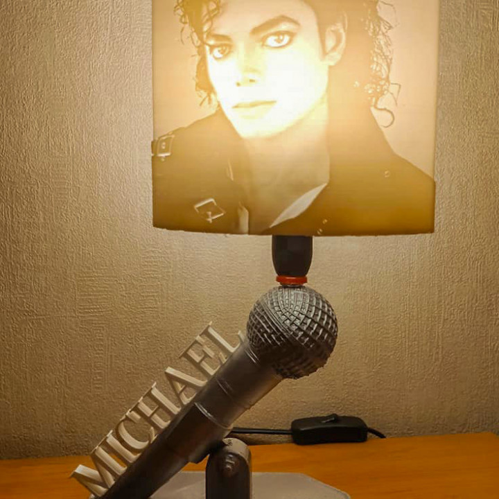3D Printable Lampe Michael Jackson by anthony