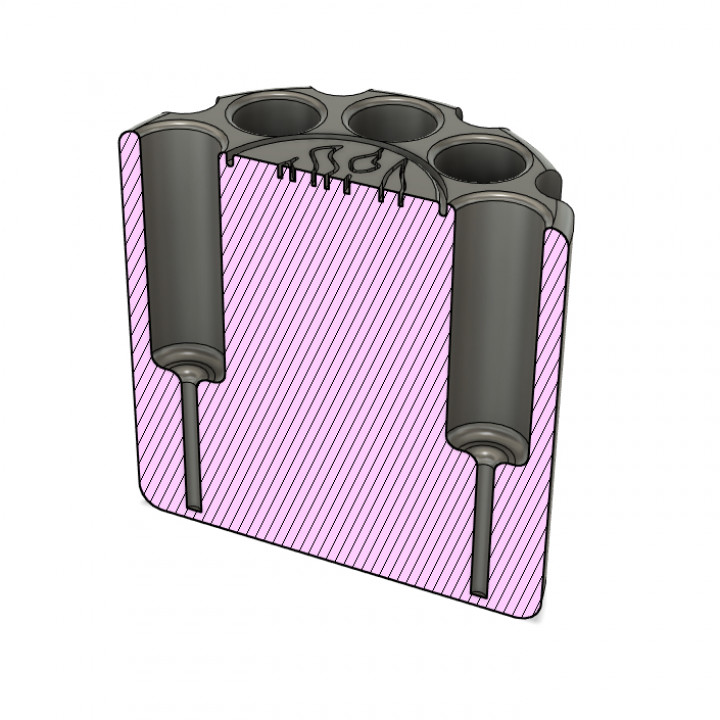 3D Printable Dart Containment Cell by Roger W. Boyer Jr.