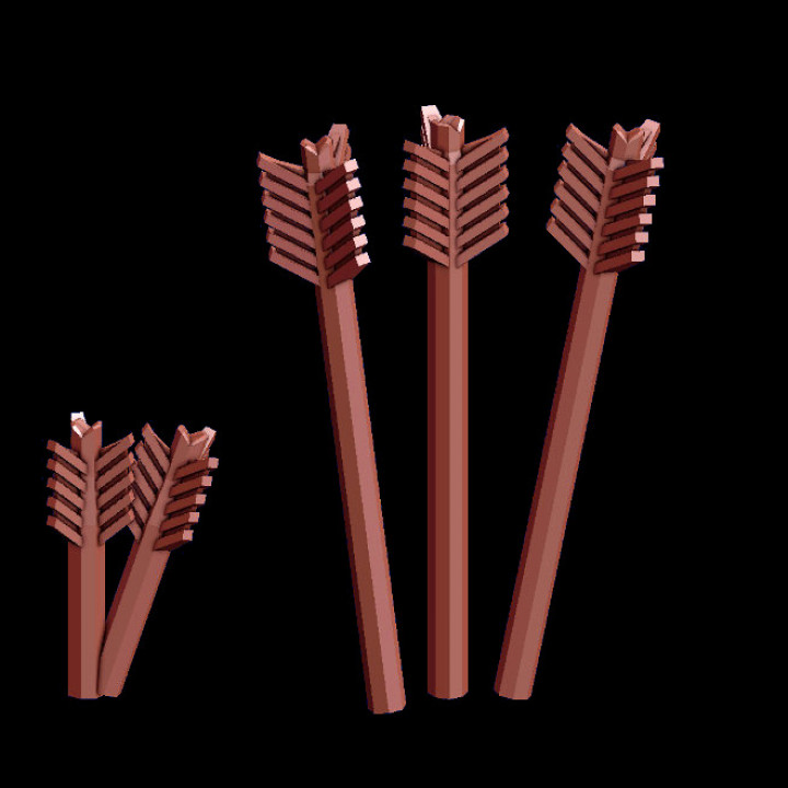 3D Printable Arrows and Bolts by Pellinor