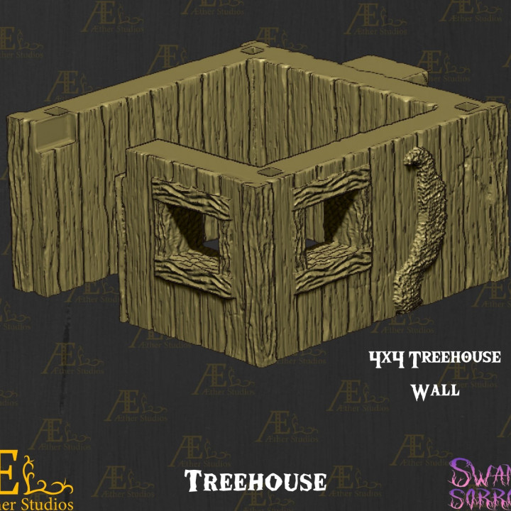 3D Printable KS1SOS34 - Treehouse by Aether Studios