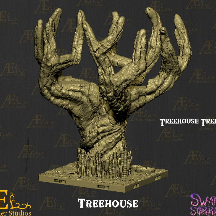 3D Printable KS1SOS34 - Treehouse by Aether Studios
