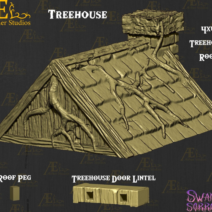 3D Printable KS1SOS34 - Treehouse by Aether Studios