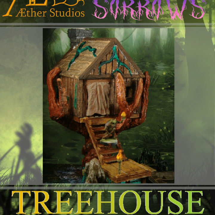 3D Printable KS1SOS34 - Treehouse by Aether Studios