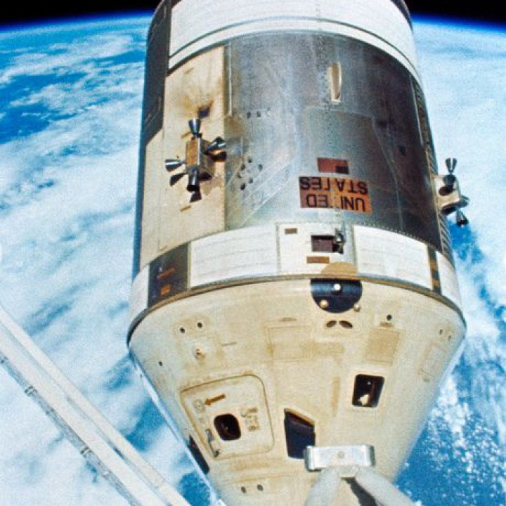 3D Printable Skylab launch and orbital models by Marco3D