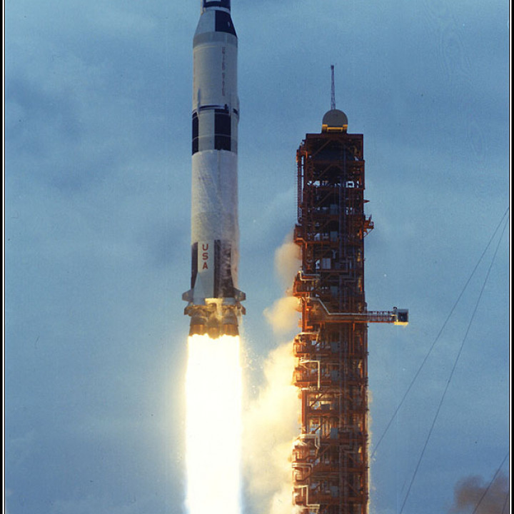 3D Printable Skylab launch and orbital models by Marco3D