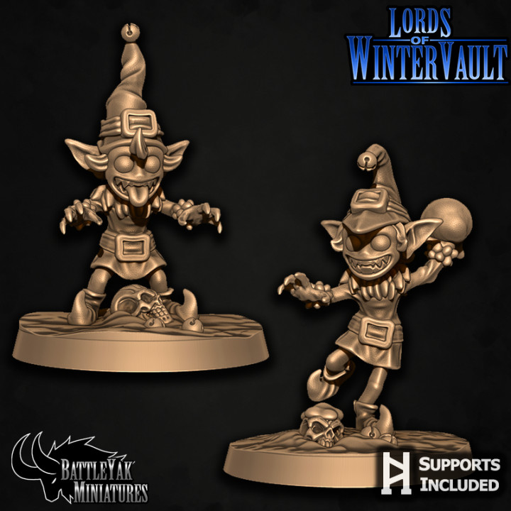 3D Printable Little Helper Two-Pack A by Battle Yak Miniatures