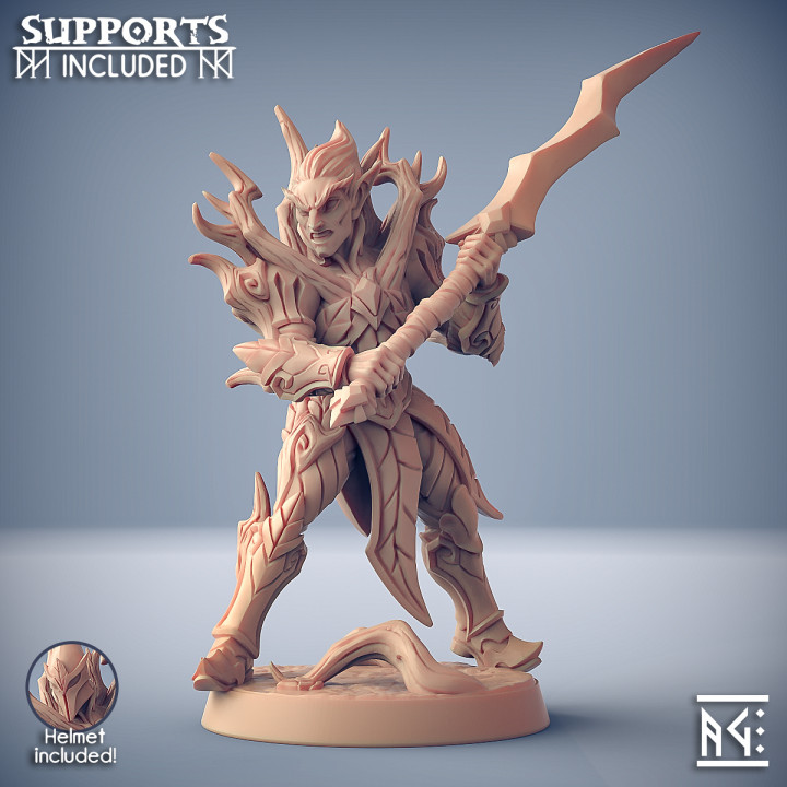 3D Printable Sylvan Knight - Modular A (male) by Artisan Guild