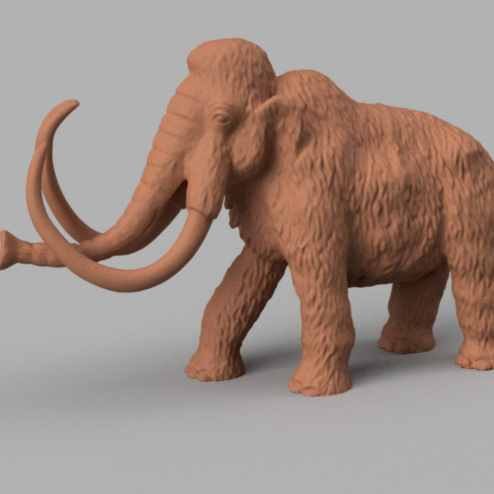 3D Printable Mamouth by anthony