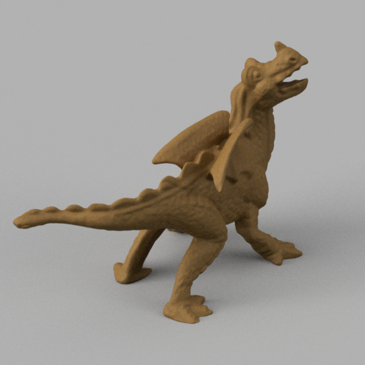 3D Printable Dragon by anthony