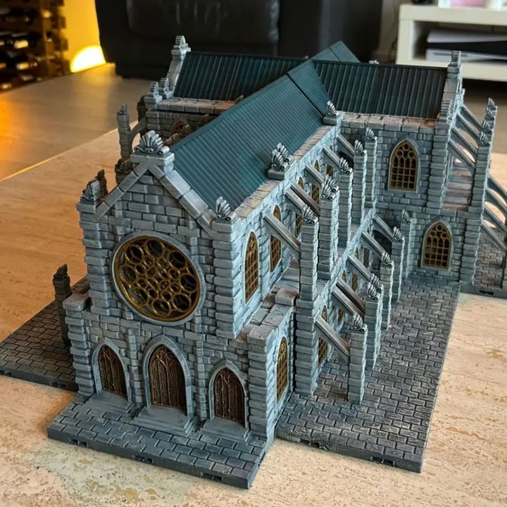 3D Printable AEGOTH01 - Gothic Cathedral by Aether Studios