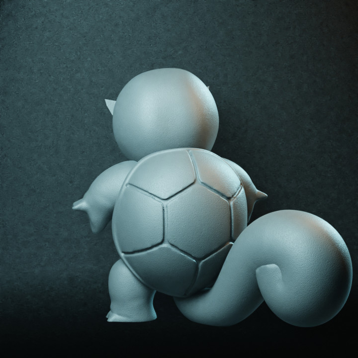 3D Printable Squirtle Squad by WestDuck