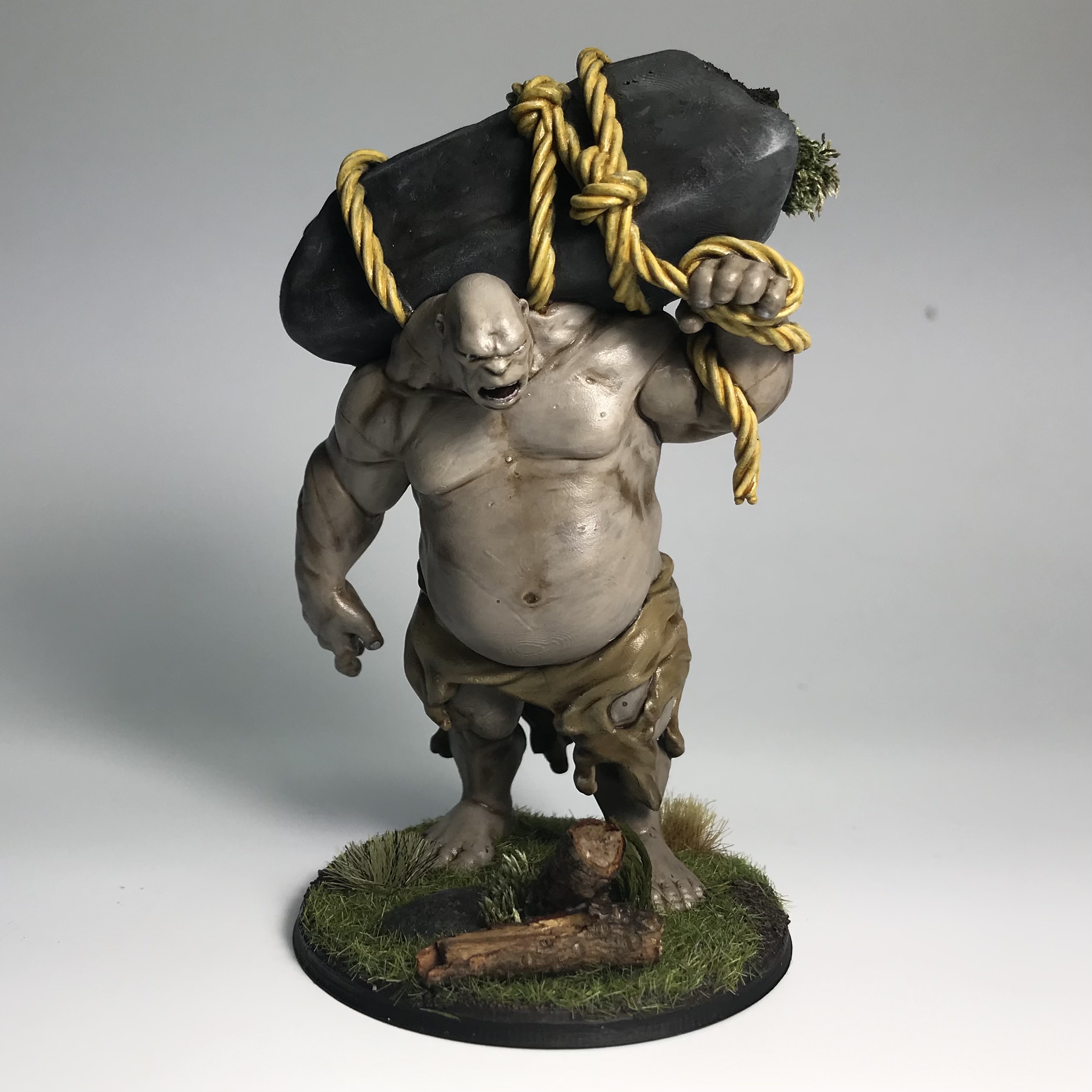 3D Printable Ogre - Tabletop Miniature (Pre-Supported) by YKS Miniatures