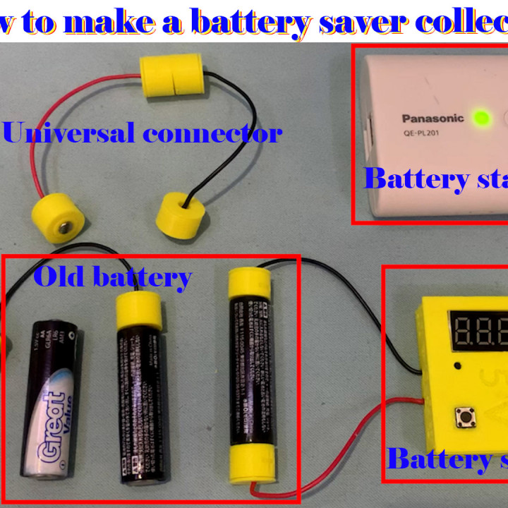 3D Printable Battery saver by Henry Wang