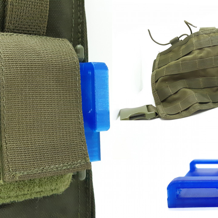 3D Printable Canadian '82 Pattern Webbing to MOLLE Adapter by Mike S
