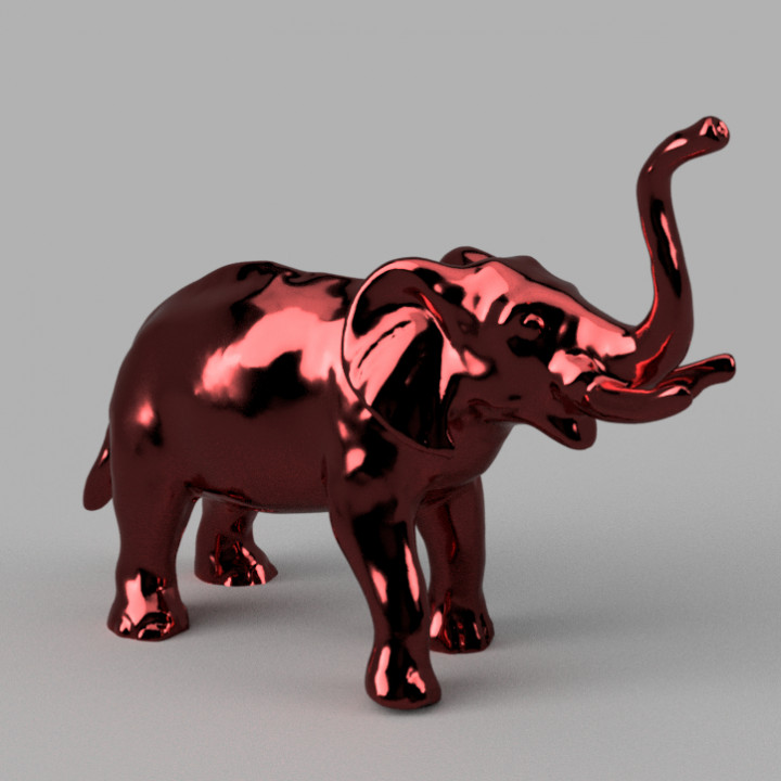 3D Printable éléphant by anthony