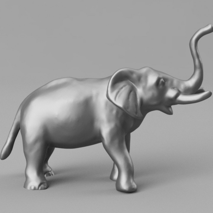 3D Printable éléphant by anthony