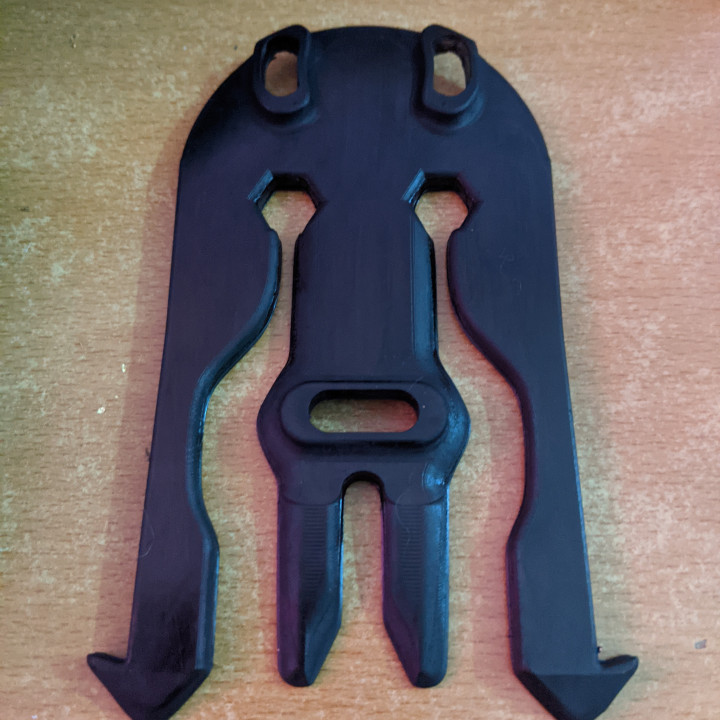 3D Printable Safariland Style 3 hole holster molle attachment by ...