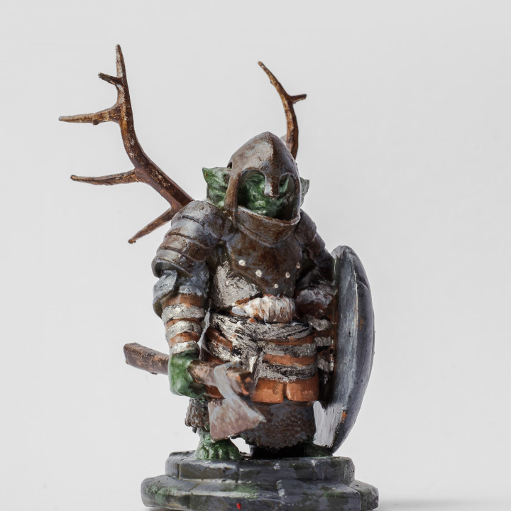 3D Printable Goblin Captain by 2moronic miniatures