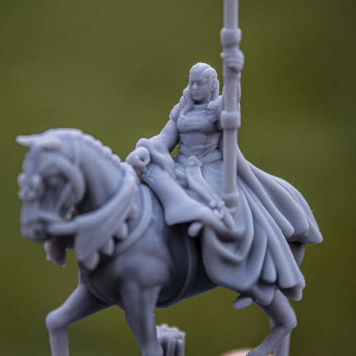 3D Printable Damsel of the Lady - Highlands Miniatures by Highlands ...