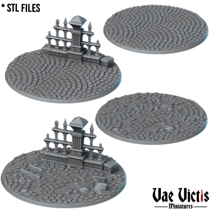 3D Printable Cobblestone bases by Vae Victis Miniatures