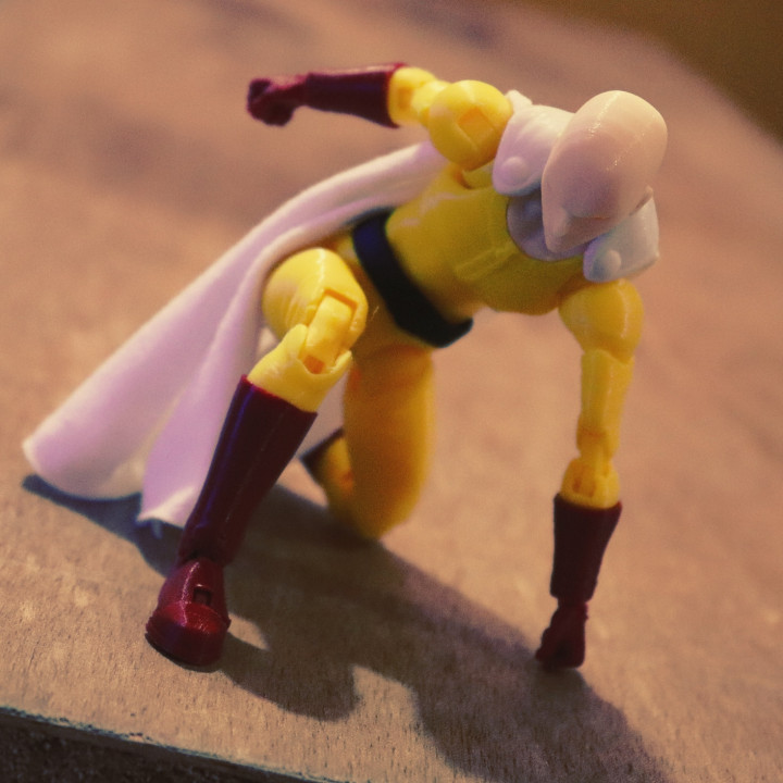 3D Printable ZIPGUY HIP JOINT UPDATE by vancleefus