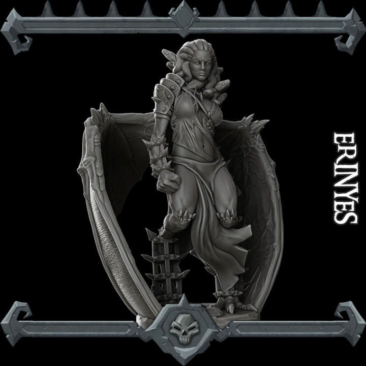 3D Printable Erinyes by RocketPigGames