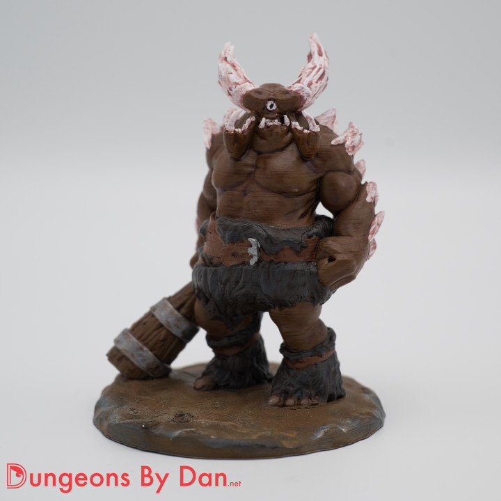 3D Print of Giant Ice Cyclops by Dungeons By Dan