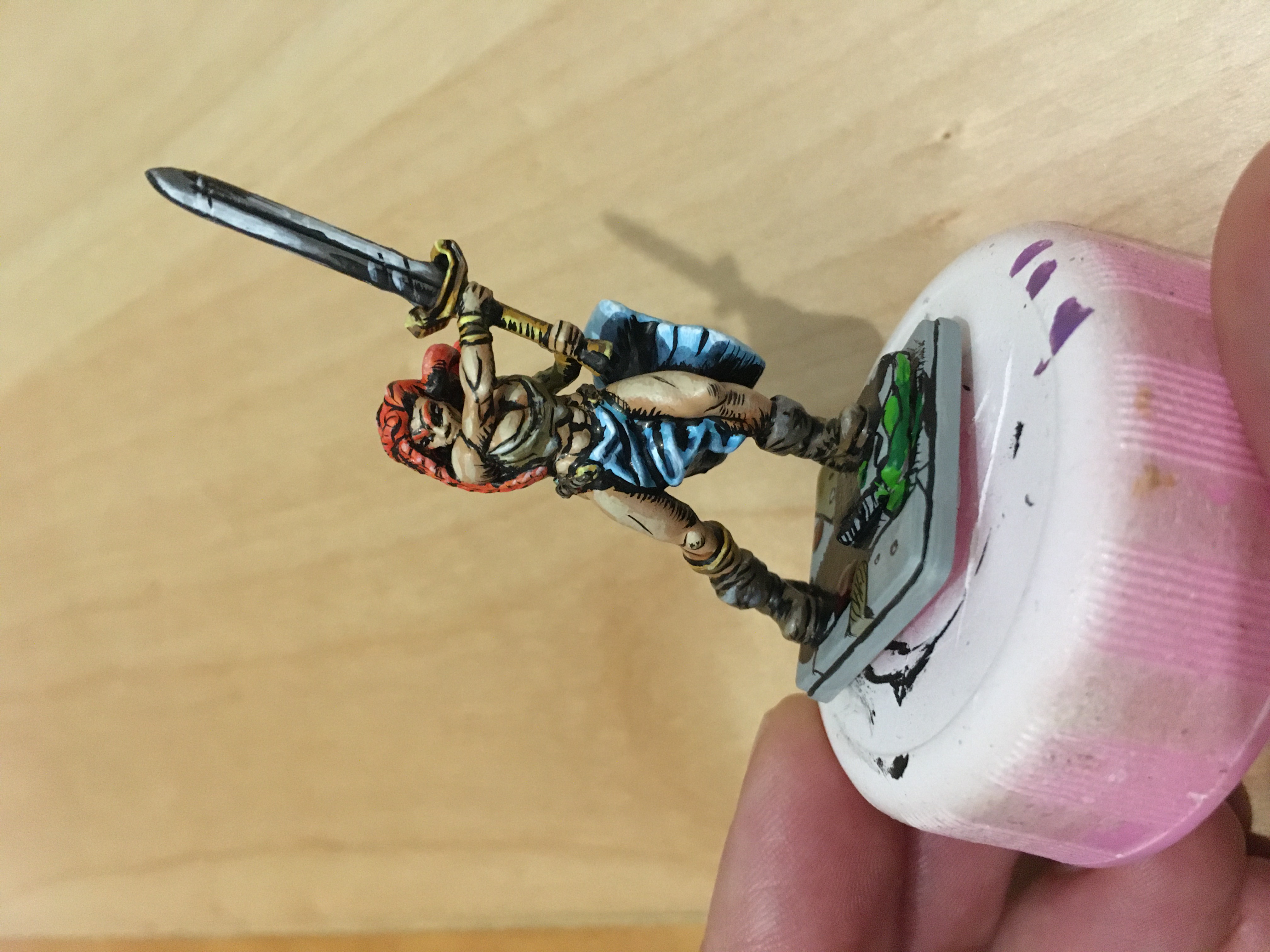 3D Printable Retrocrusade Female Barbarian by Fabio Rizzo