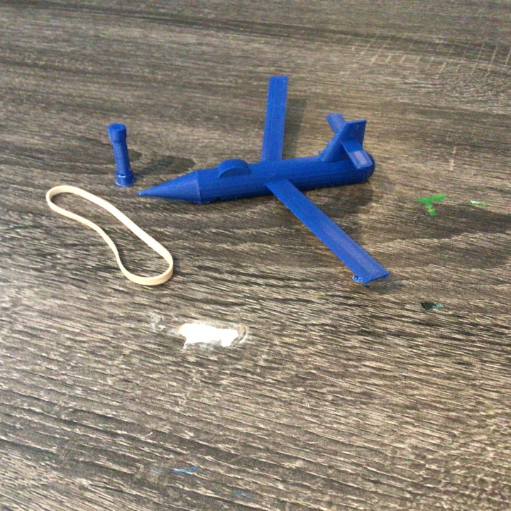 3D Printable Flying plane by Master Blake