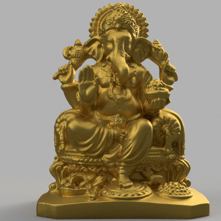 3D Printable ganesh by anthony